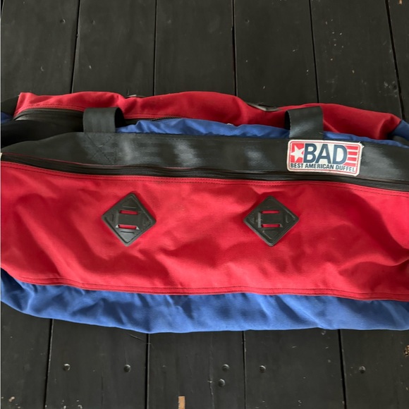 Other | Bad Duffle Bag Blue And Red | Poshmark